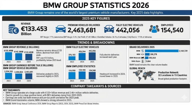 BMW Company Statistics (2026)